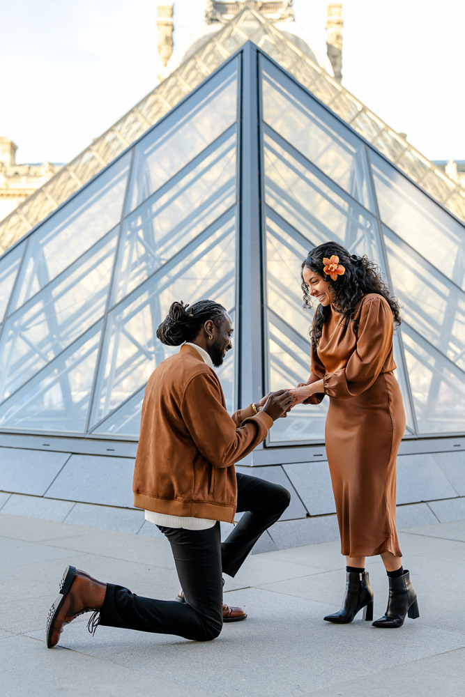 Where to Propose in Paris in Summer | Paris Proposal Photographer